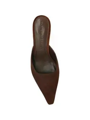 BLACK SUEDE STUDIO Riley Suede Mules