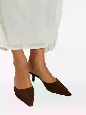 BLACK SUEDE STUDIO Riley Suede Mules