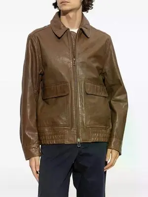 Paul Smith Zip-up Leather Jacket