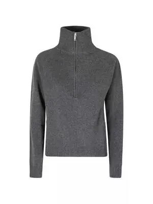 SEMICOUTURE Meg Panelled Half-zip Sweater