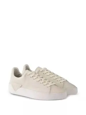 Prada Court Leather Sneakers - Neutrals
