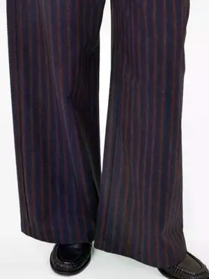 OTTOD'AME Pinstripe Pleated Trousers