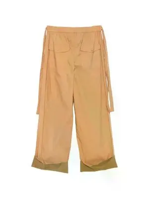 Ulla Johnson Contrast-cuff Side-tie Trousers