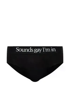 CARNE BOLLENTE Logo-waistband Briefs