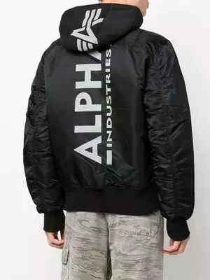Alpha Industries Logo Bomber Jacket