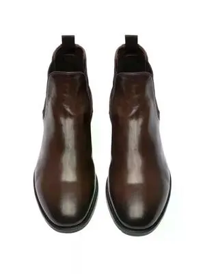 Officine Creative Vanderbilt Caou 012 Leather Chelsea Boots