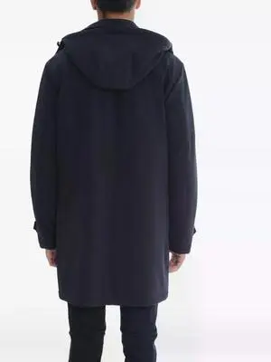 FAY Button-fastening Layered-neck Coat