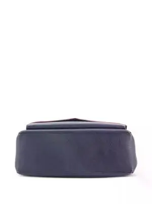 LOUIS VUITTON Mylockme Handbag Leather Satchel - Blue