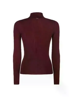TWINSET Ribbed-knit Roll-neck Sweater