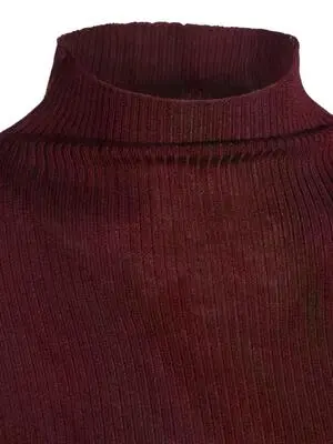 TWINSET Ribbed-knit Roll-neck Sweater