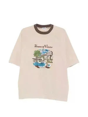 HOUSE OF ERRORS Motel Steakout Logo-embroidered T-shirt