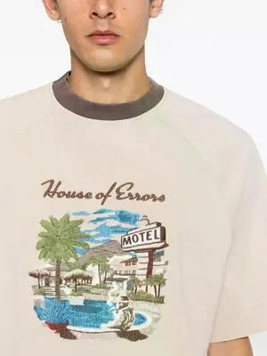 HOUSE OF ERRORS Motel Steakout Logo-embroidered T-shirt
