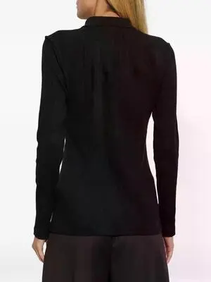 Lacoste Ribbed Long-sleeve Polo Shirt