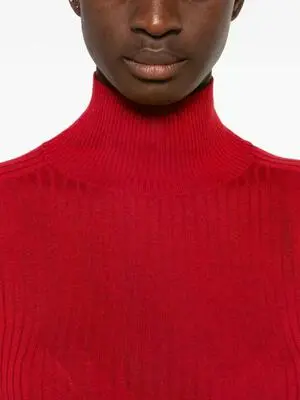 Max Mara Ribbed-knit Roll-neck Sweater