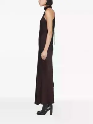 ALLSAINTS Beril Neck-tie Slip Maxi Dress