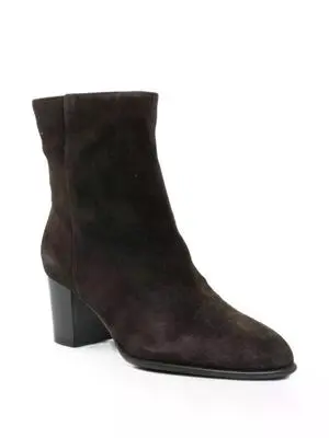 BIBI LOU North Suede Block-heel Ankle Boots