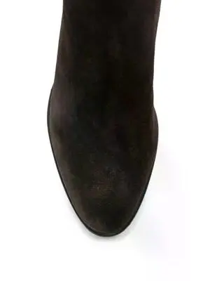 BIBI LOU North Suede Block-heel Ankle Boots