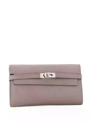 HERMÈS Kelly Wallet Verso Epsom Long Small Wallets