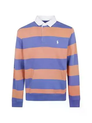 Polo Ralph Lauren Striped Embroidered-logo Polo Shirt