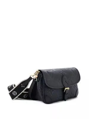 LOUIS VUITTON Diane Nm Handbag Monogram Empreinte Giant Shoulder Bag - Black