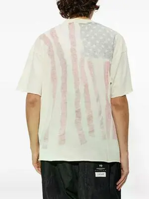 REPRESENT Graphic-print Distressed T-shirt