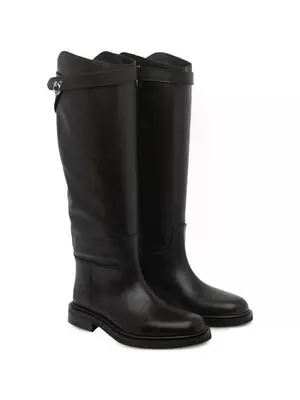 POEVE Buckle-detail Fibi Boots