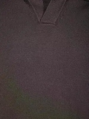 DELL'OGLIO Polo-collar Knitted Sweater