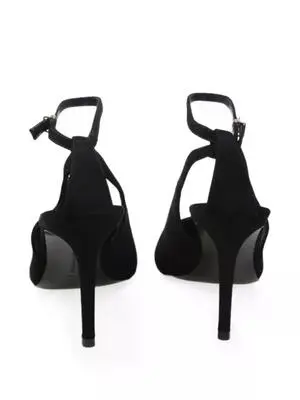 SERGIO LEVANTESI Pointed-toe Buckle-strap Pumps