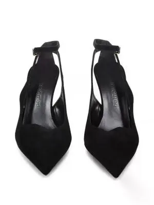 SERGIO LEVANTESI Pointed-toe Buckle-strap Pumps