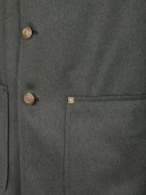 Tagliatore Mandarin-collar Patch-pocket Jacket