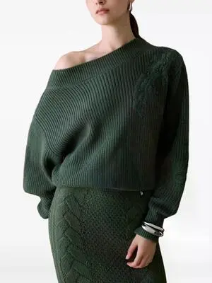 Liu Jo Wool Sweater With Embroidery