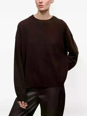 Staud Serrano Cashmere Crew-neck Sweater - Brown