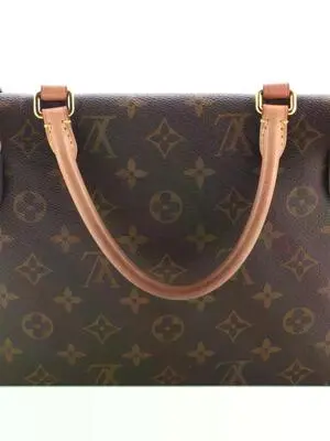 LOUIS VUITTON Marignan Handbag Monogram Canvas With Leather Shoulder Bag