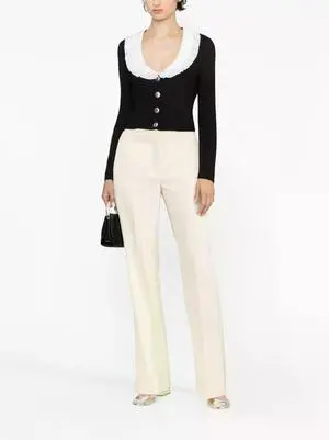 Moschino High-rise Straight-leg Trousers