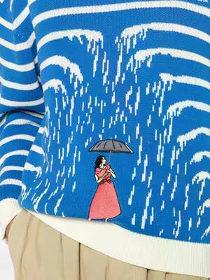 HOUSE OF ERRORS Striped-pattern Sweater