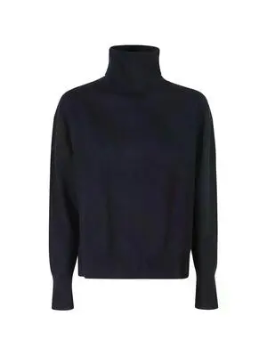 SEMICOUTURE Roll-neck Sweater - Blue