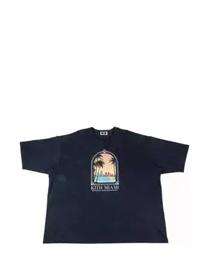 Kith Miami Nights Sunset Jones T-shirt - Blue
