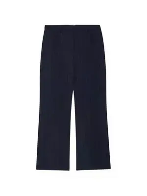 OTTOD'AME Pinstripe-pattern Tailored Trousers - Blue