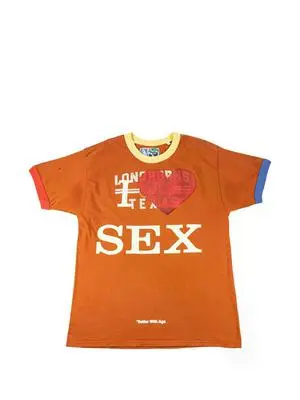 BETTER WITH AGE Knoxville Ringer T-shirt - Orange