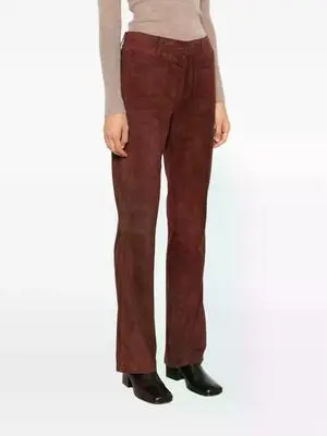 Ba&sh Suede Flared Trousers