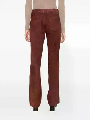 Ba&sh Suede Flared Trousers