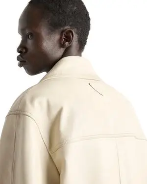 Prada Leather Coat