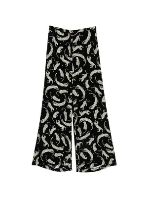 FORTE_FORTE Printed Velvet Trousers