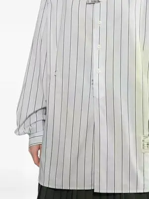 Mihara Yasuhiro Switch-front Striped Shirt