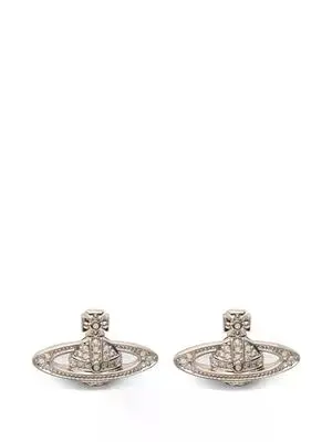 VIVIENNE WESTWOOD Mini Bas Relief Earrings - Silver