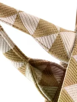 Prada Symbole Shopper Jacquard Large Tote Bag - Neutrals