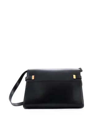 Saint Laurent Manhattan Leather Medium Shoulder Bag - Black