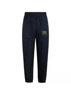 Moschino Logo-patch Track Pants - Blue