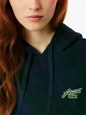Lacoste Logo-patch Drawstring Hoodie