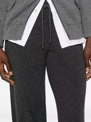 PANICALE Drawstring Ribbed-knit Track Pants